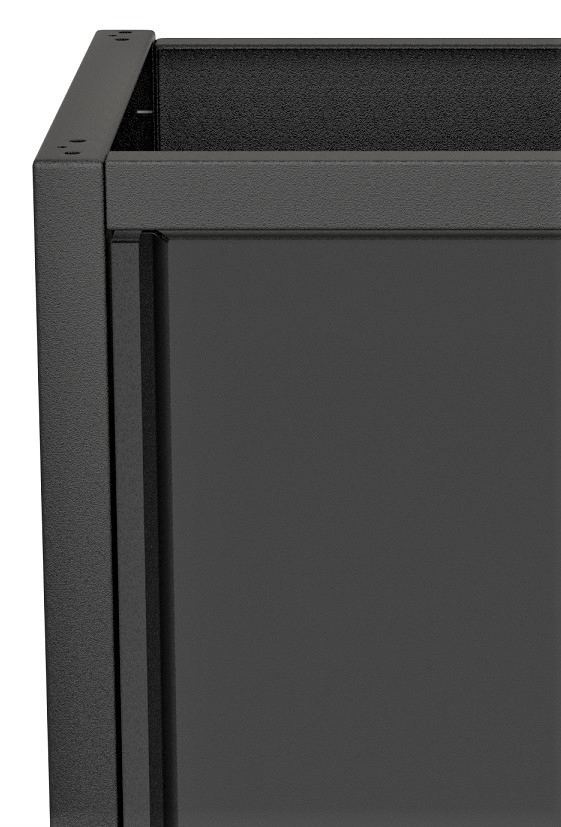 ZUREL יח' דלת למטבח חוץ צבע שחור מגורגר . | המותגים שלנו | Zurel (זוראל)